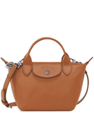 Longchamp Le Pliage Xtra XS leather tote bag - Brown price in Kuwait ...